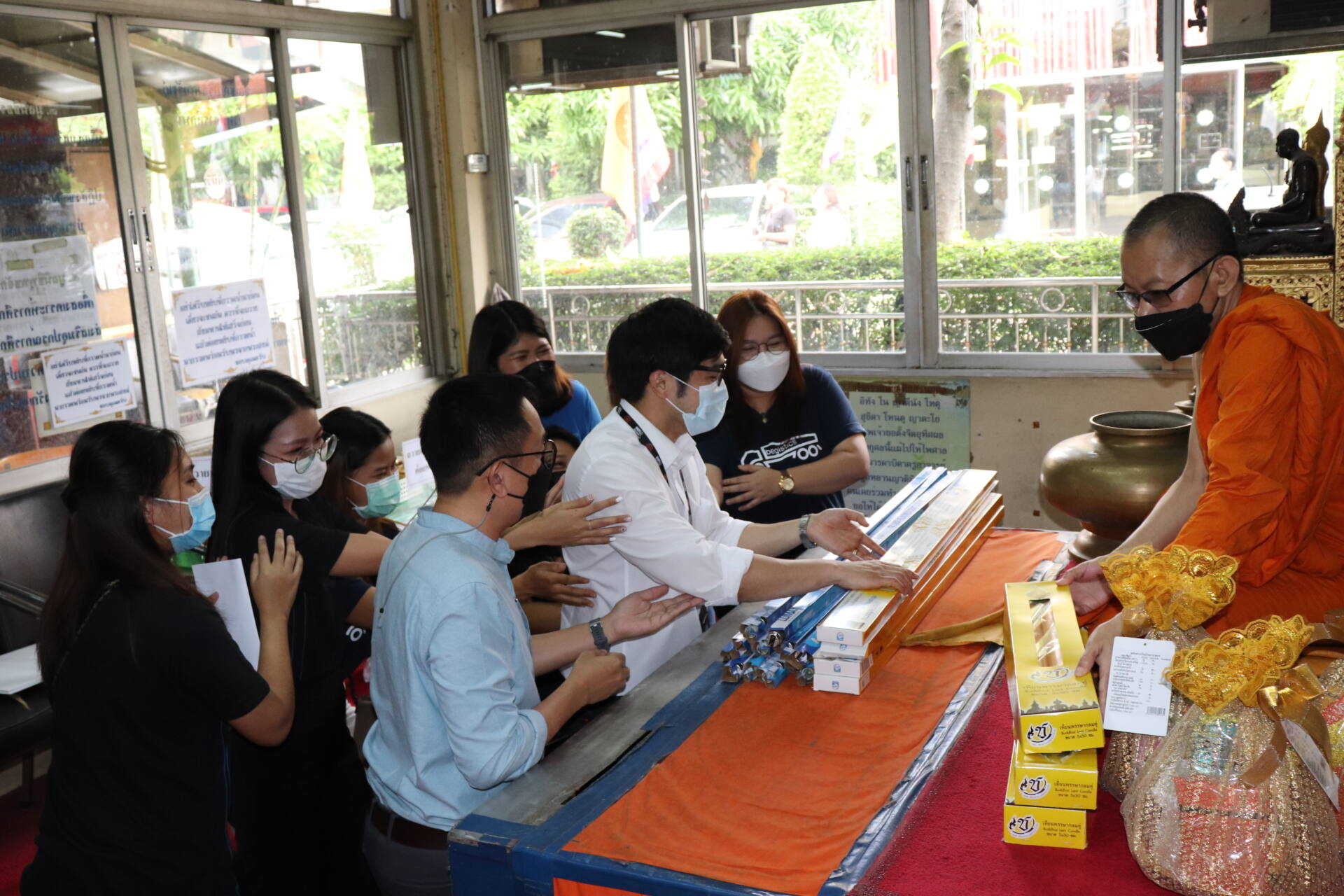 กิจกรรมทำบุญเข้าพรรษา เนื่องในวันสำคัญทางพระพุทธศาสนา 2565 - BEGISTICS